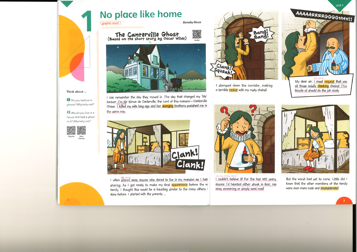 OA Module 1(Teacher) - Answers to reading - unit 1 1 No place like home ...