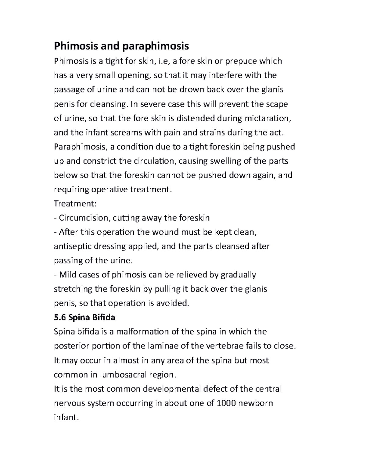 Phimosis and paraphimosis nots - Phimosis and paraphimosis Phimosis is ...