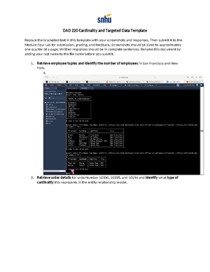 DAT 205 Module Five Journal - DAT 205 Module Five Journal The industry ...