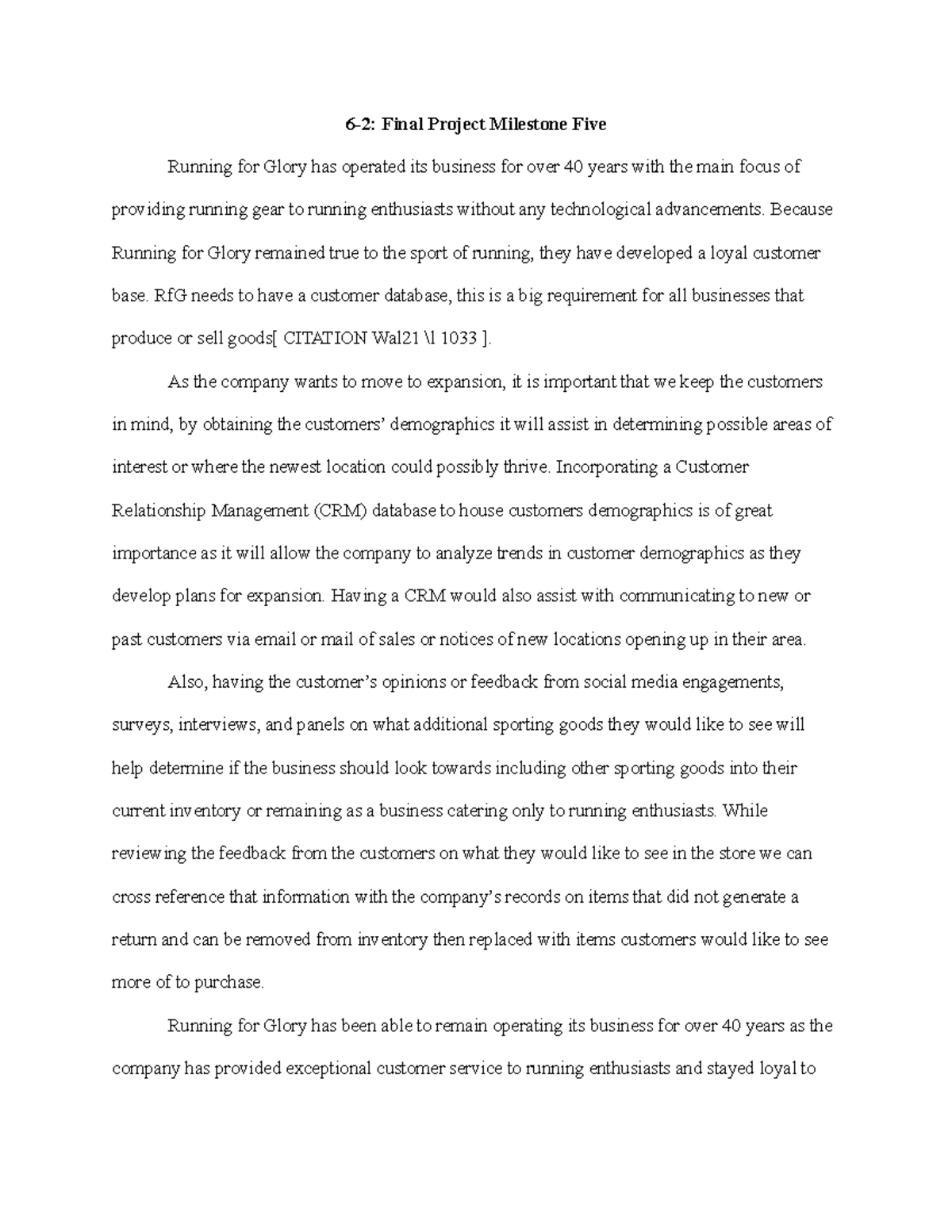 6-2 Final Project Milestone Five - 6-2: Final Project Milestone Five ...