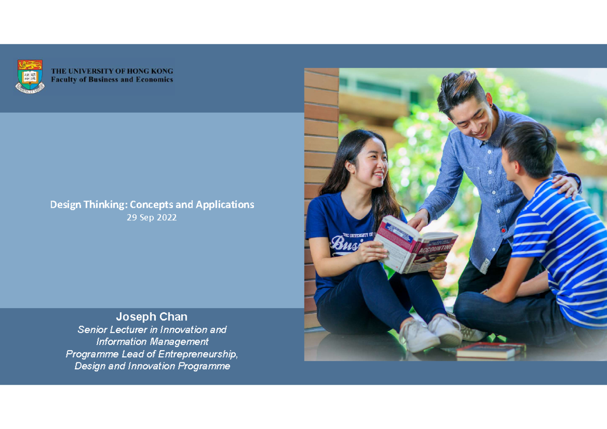 IMT3623 presentation 220929 cl5 - Joseph Chan Senior Lecturer in ...