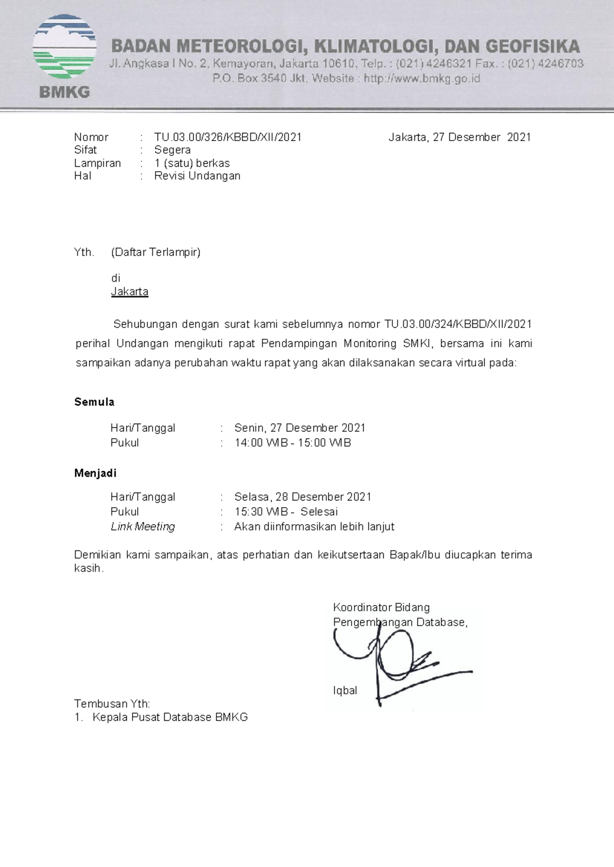12. SL - KBBD - revisi undangan pendampingan monitoring SMKI - Nomor ...