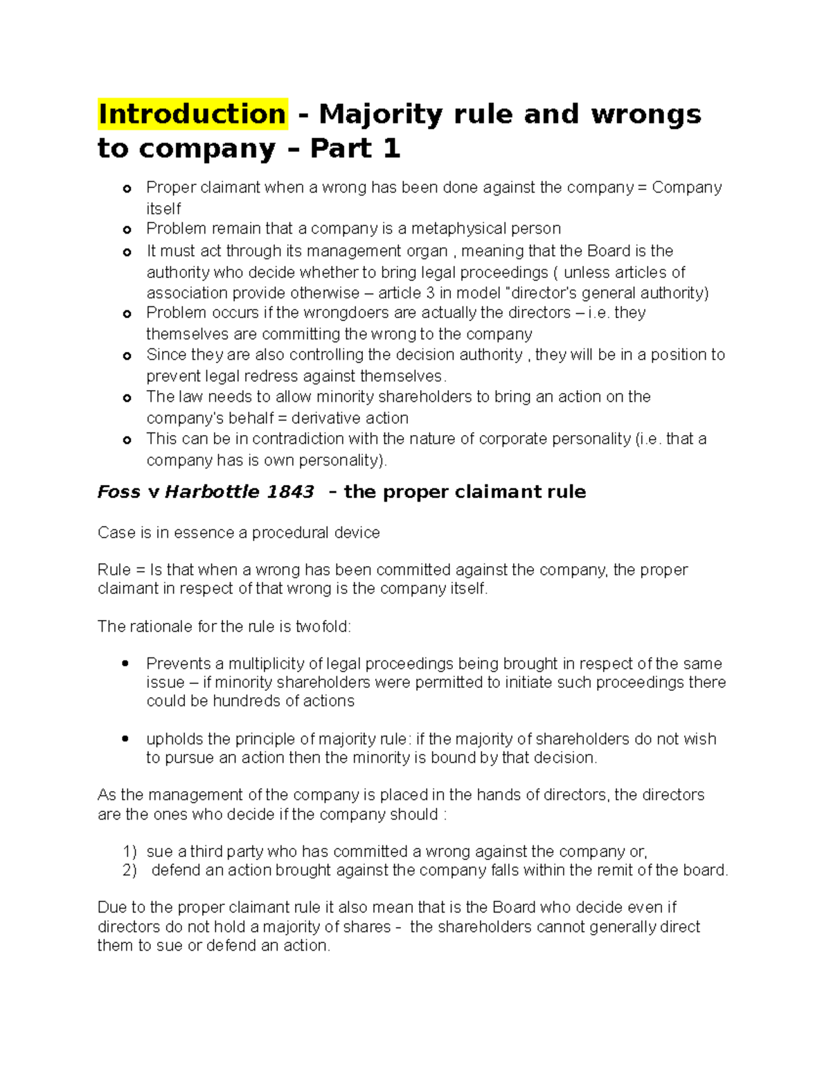 8. Majority Rule - Part 1 - Introduction - Majority rule and wrongs to ...