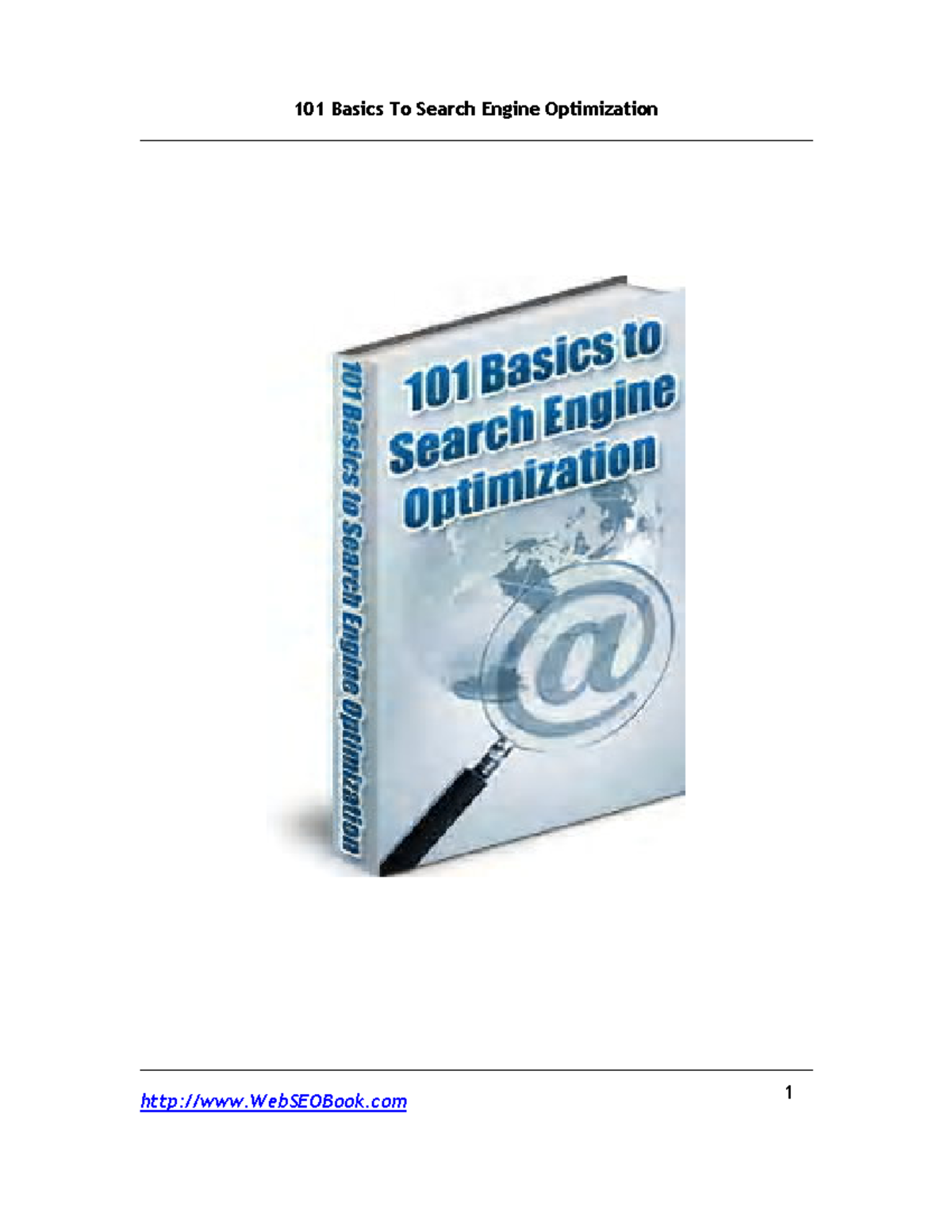 101 Basics to Search Engine Optimization - 111000111 BBBaaasssiiicccsss ...