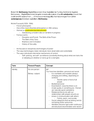 Test #1 - Test #1 - Definition of Communication- John Fiske ...