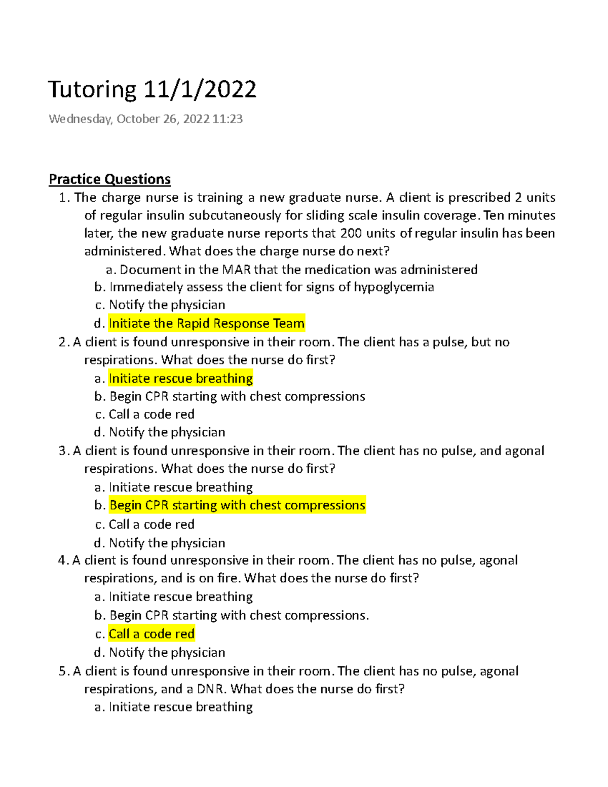 Tutoring Notes 1112022 - Tutoring 11/1/ Wednesday, October 26, 2022 11 ...