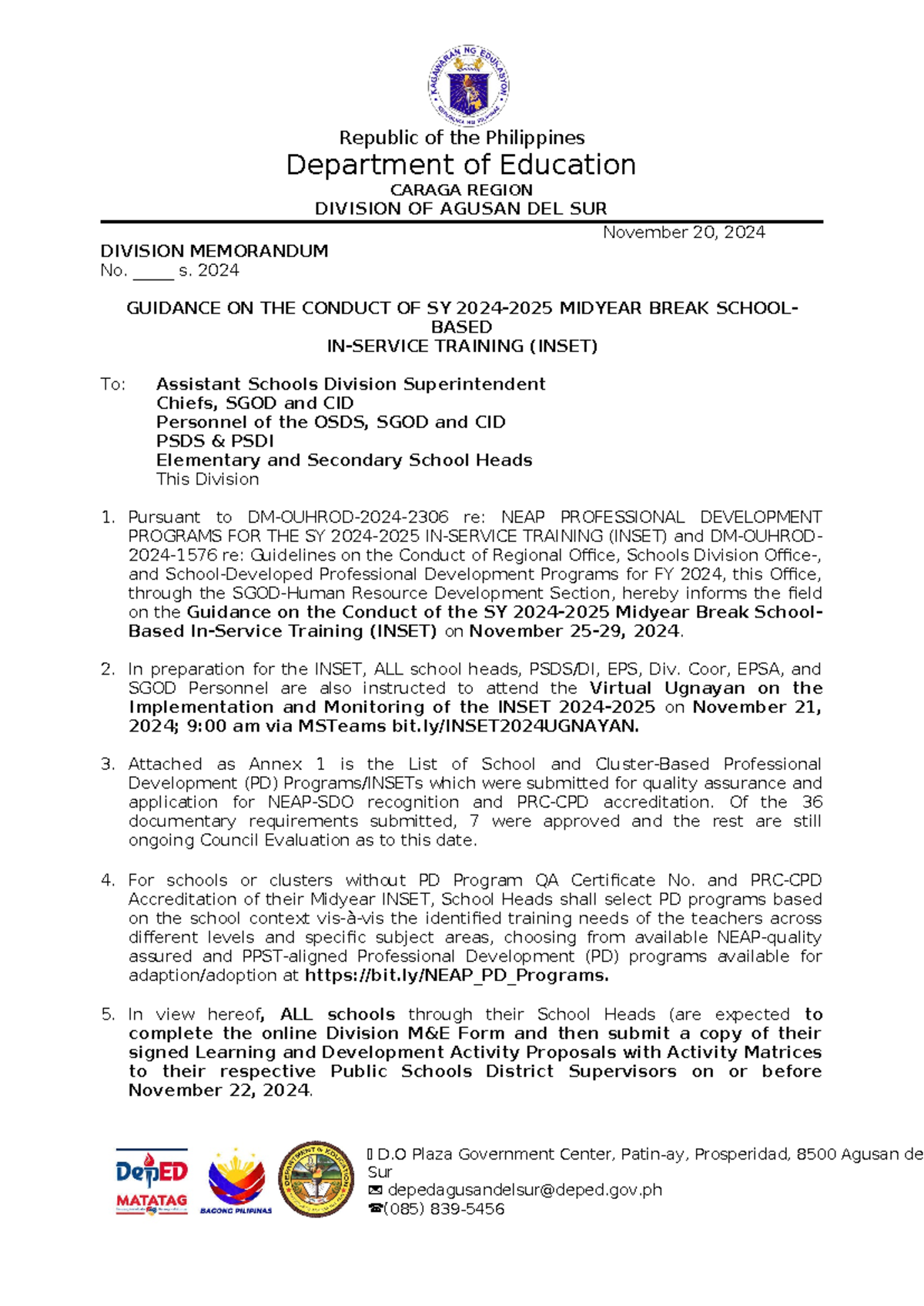 Final-memo-for-2024-2025-midyear-break-activities - Republic of the ...