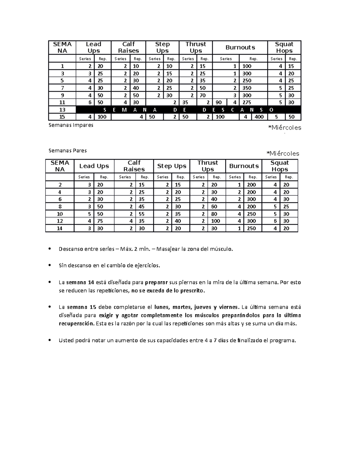 Air Alert III - Programa de salto vertical - SEMA NA Lead Ups Calf ...