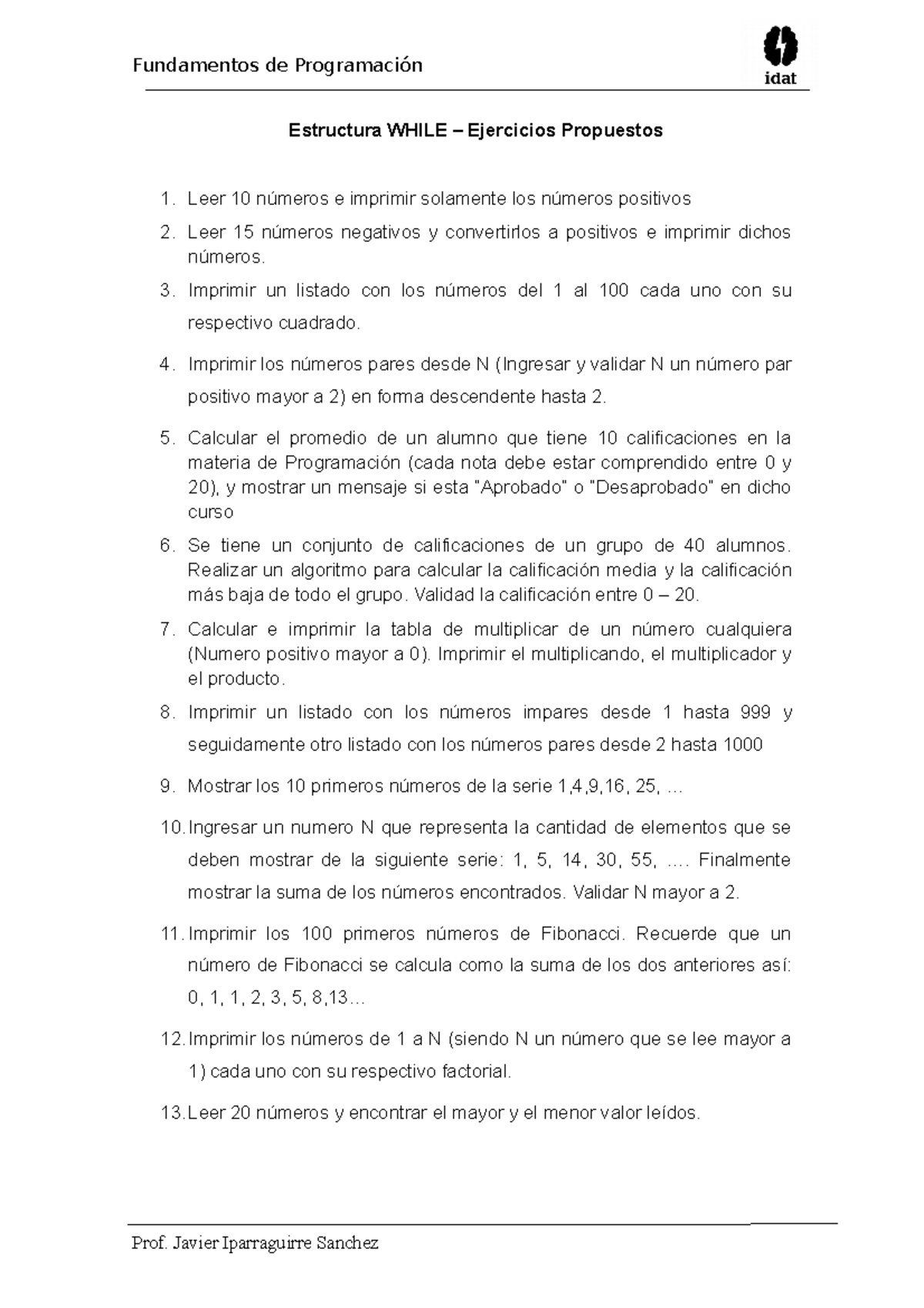 Ejercicios While Python estructuradas nivel 5 - Fundamentos de ...