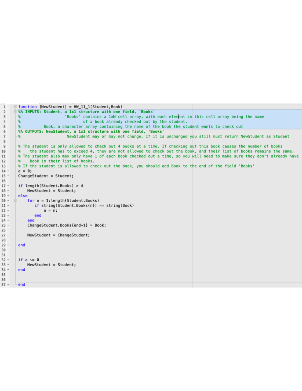 Matlab HW11, problem 1 - ENGR 131 - Studocu