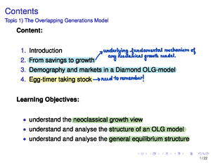 Workshop 1. The OLG Model Basics - ES30026 - Studocu