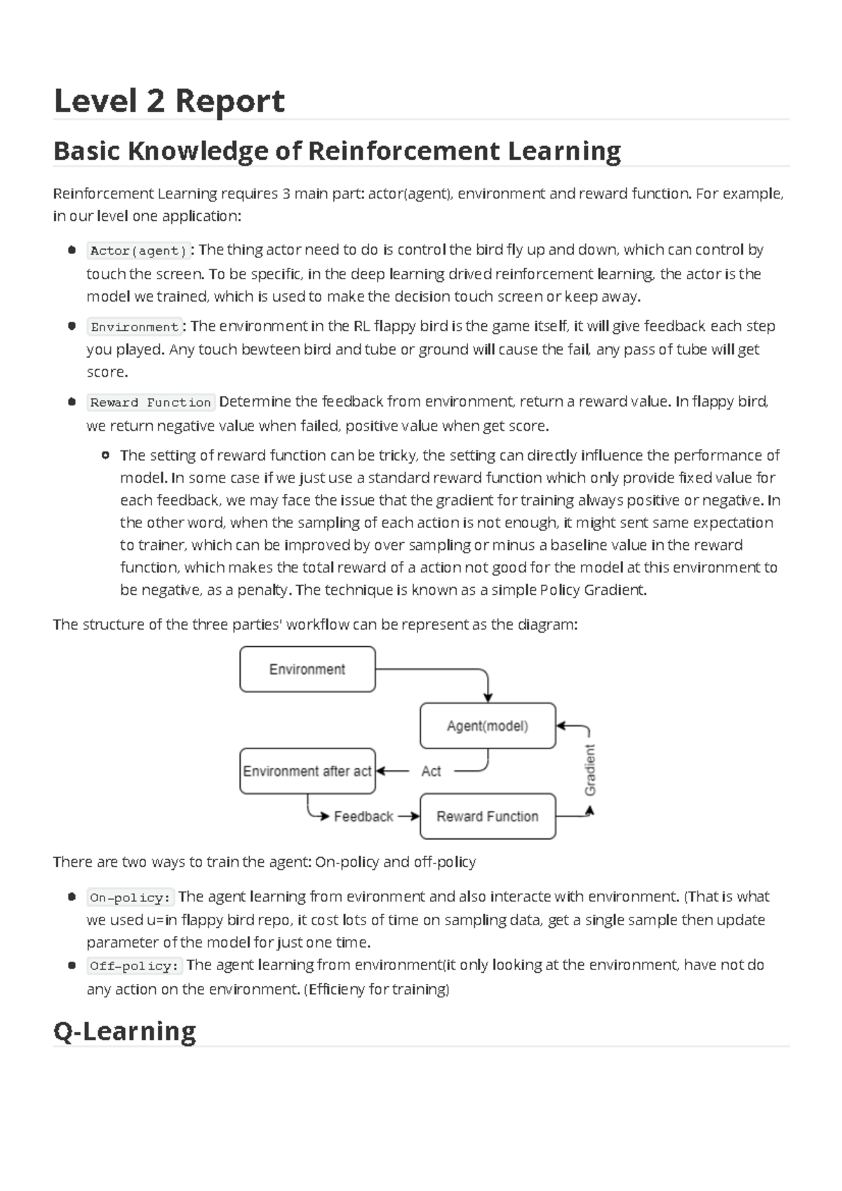 RL Note - Level 2 Report Basic Knowledge of Reinforcement Learning ...