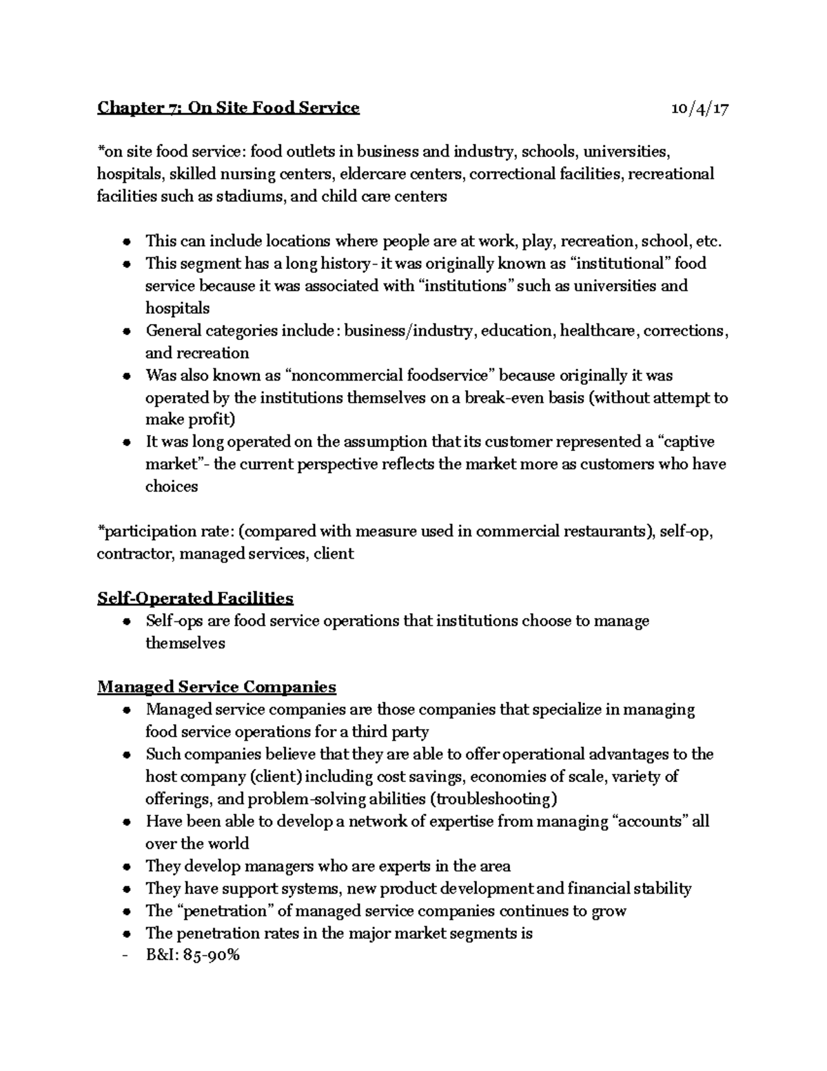 Chapter 7 On Site Food Service 10 4 17 - Chapter 7: On Site Food ...