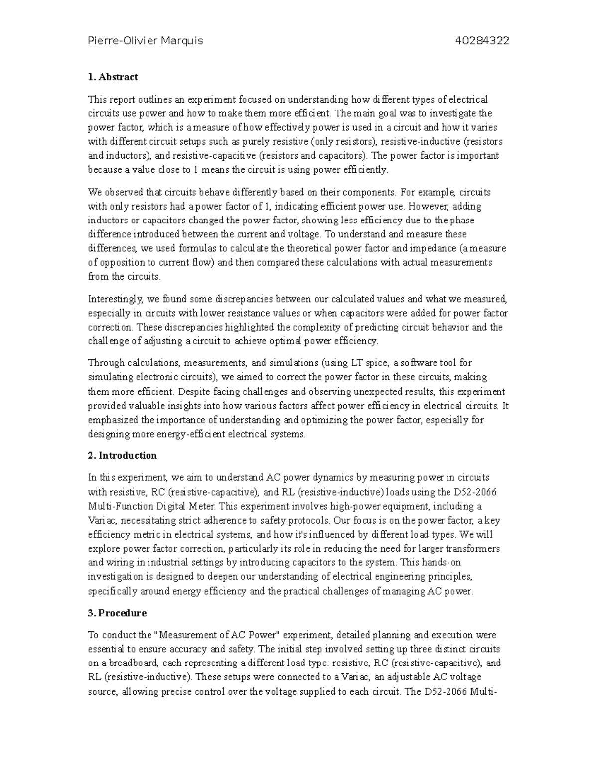 273 Lab4 - Lab#4 - ####### 1. Abstract ####### This report outlines an ...