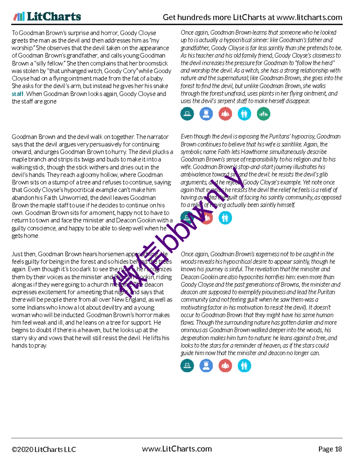 Young-Goodman-Brown-Lit Chart 18 - To Goodman Brown’s surprise and ...