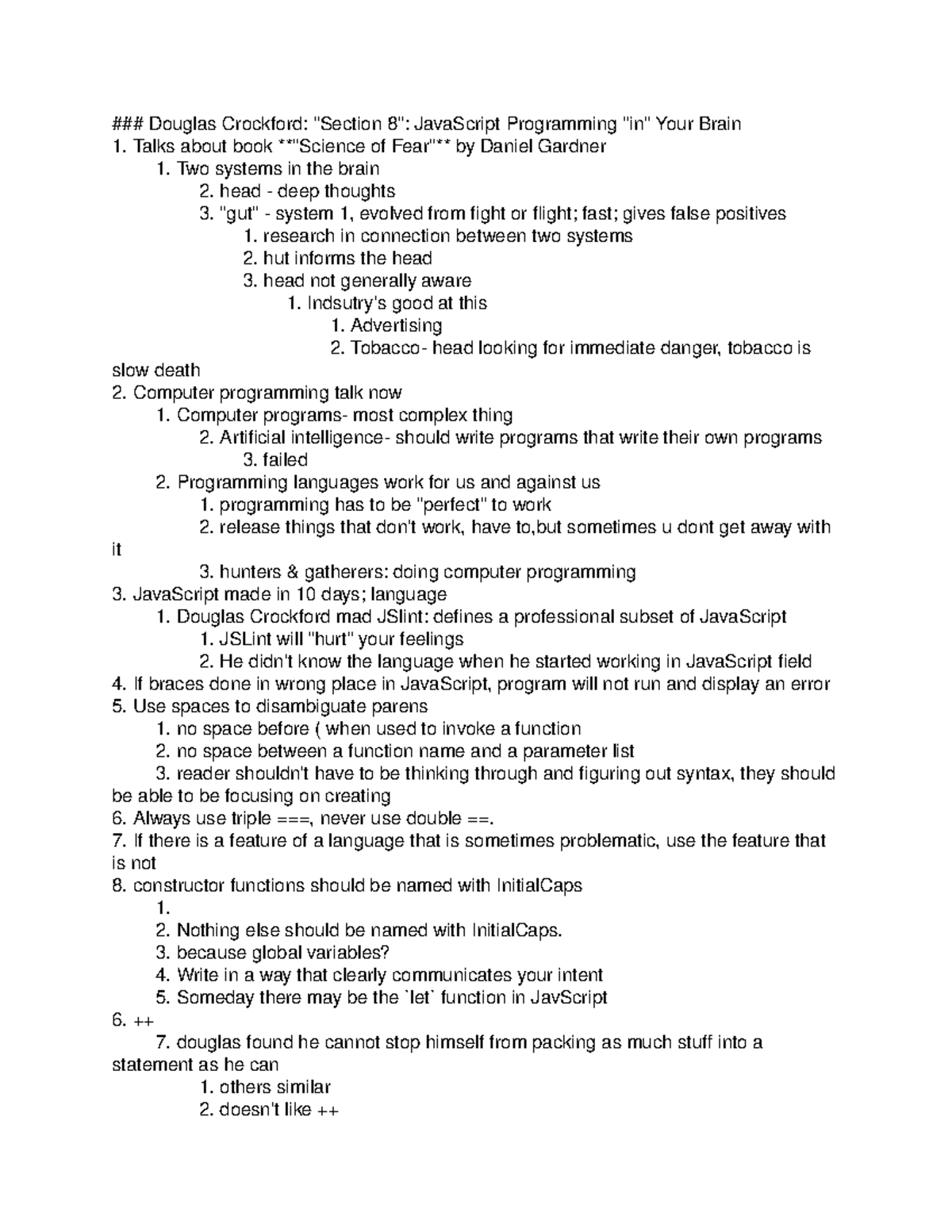 Java Script Programming 1.1 Douglas Crockford - Douglas Crockford ...
