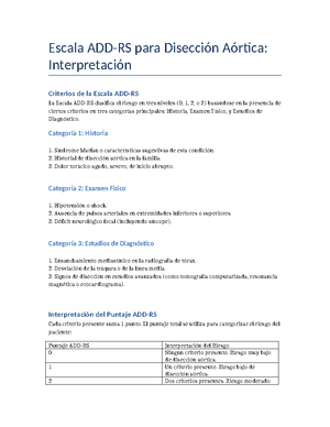 Puntaje Escala Edacs Dolor Toracico - Puntaje de la Escala EDACS de ...