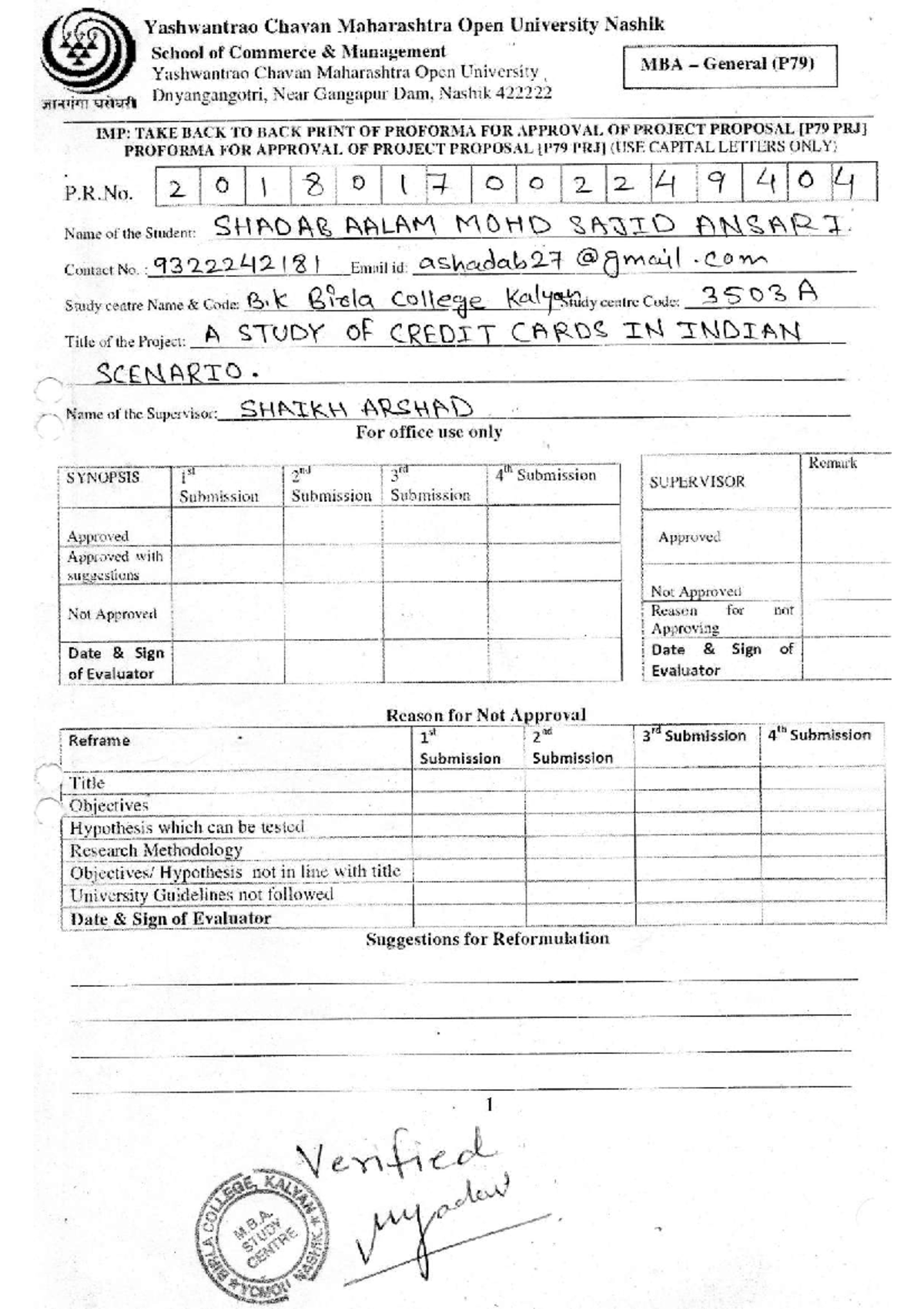 Fina LSynopsis - MBA - Studocu