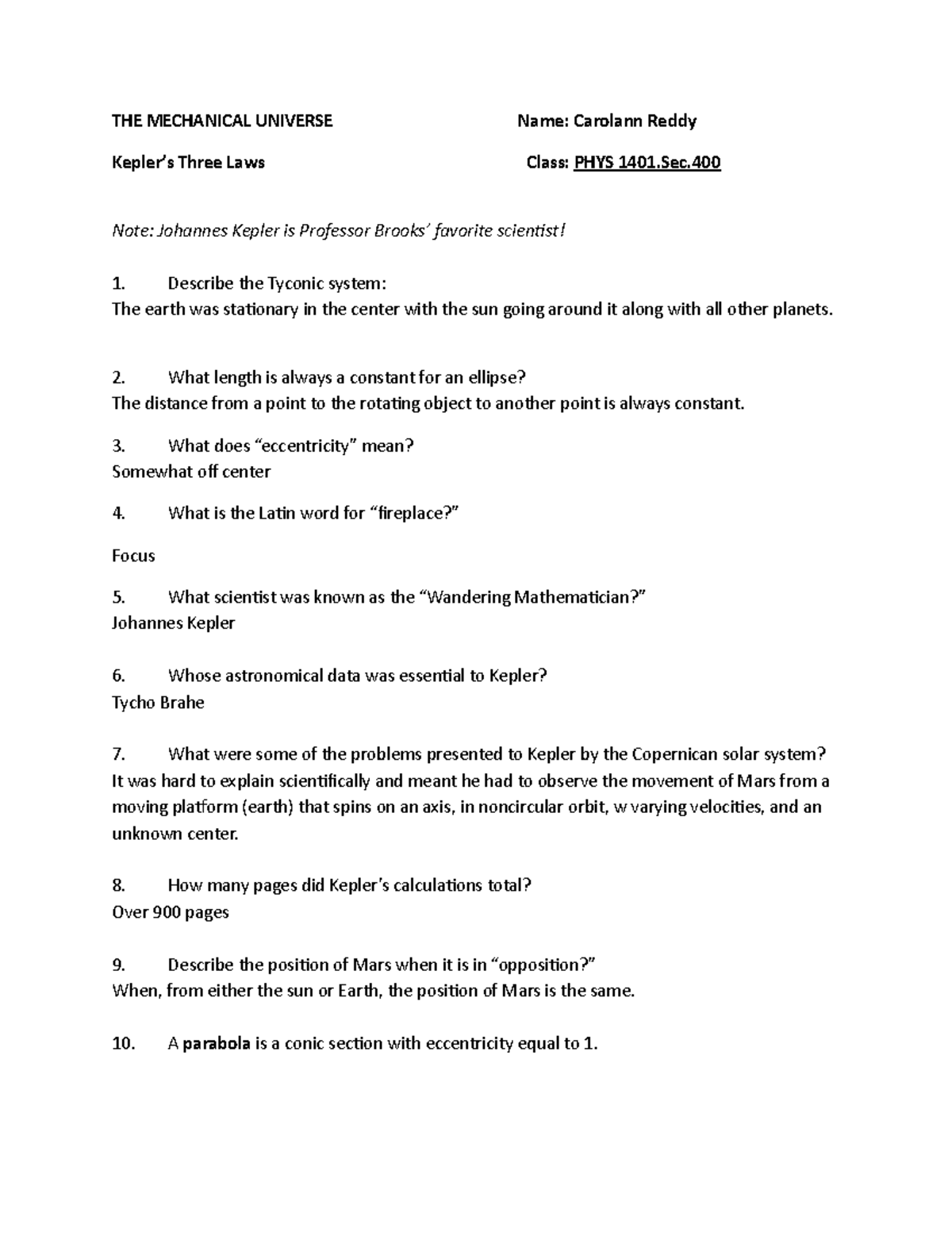 21. Keplers Three Laws - Warning: TT: undefined function: 32 THE ...