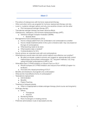 NR 546 Exam Study Guide 10.19.22 (2) - NR 546 Midterm Exam Study Guide ...