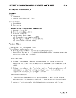 TAX Lesson Plan 4 - cool though as this is a huge project in my opinion ...