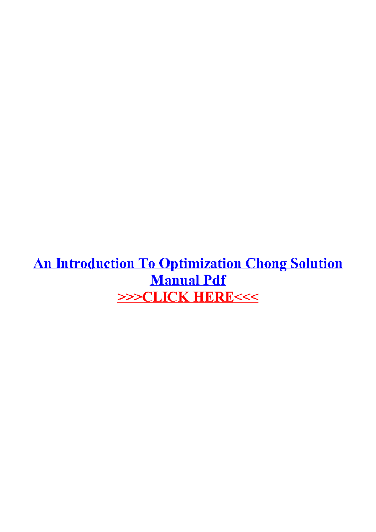 Toaz - Wuw - An Introduction To Optimization Chong Solution Manual Pdf ...