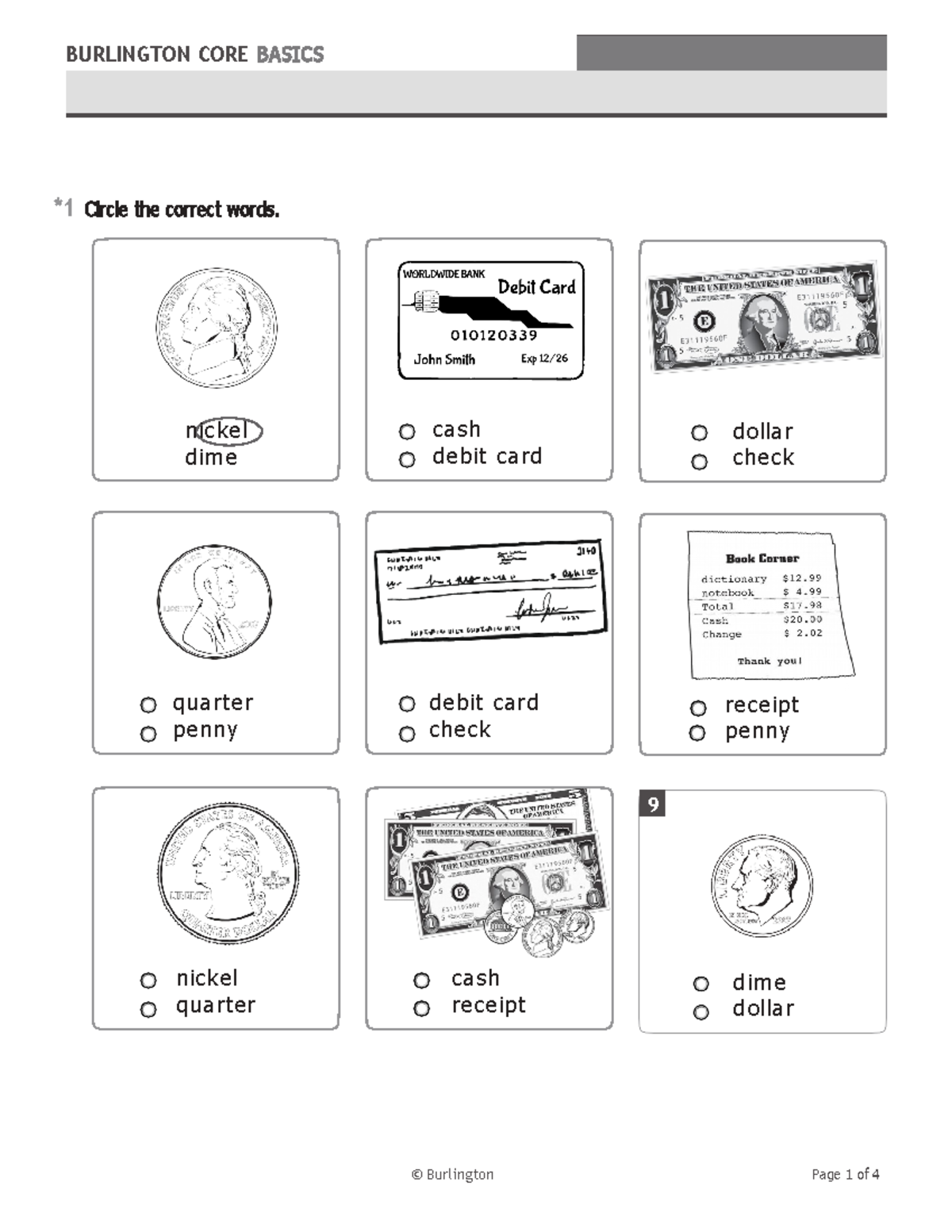 Vocabulary. Tema 5 - Notes de cours 35 - BURLINGTON CORE Module 5 ...