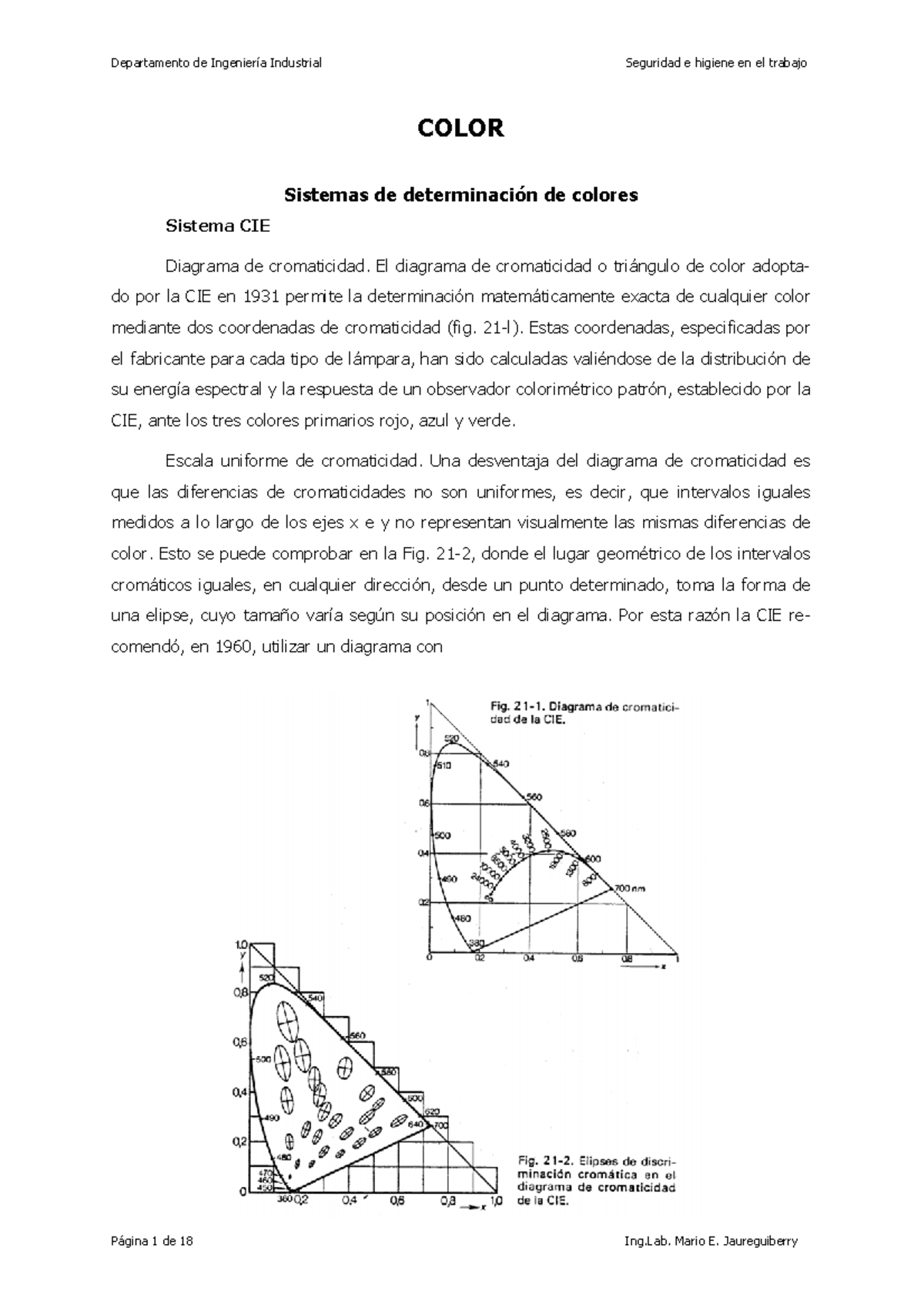 Color higiene - COLOR Sistemas de determinaciÛn de colores Sistema CIE ...