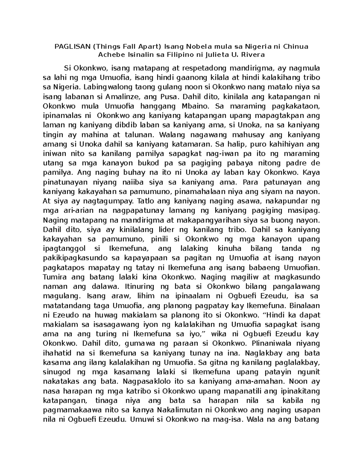 Paglisan - MATERIALS AND ACTIVITIES IN RELATION TO FILIPINO LANGUAGE ...
