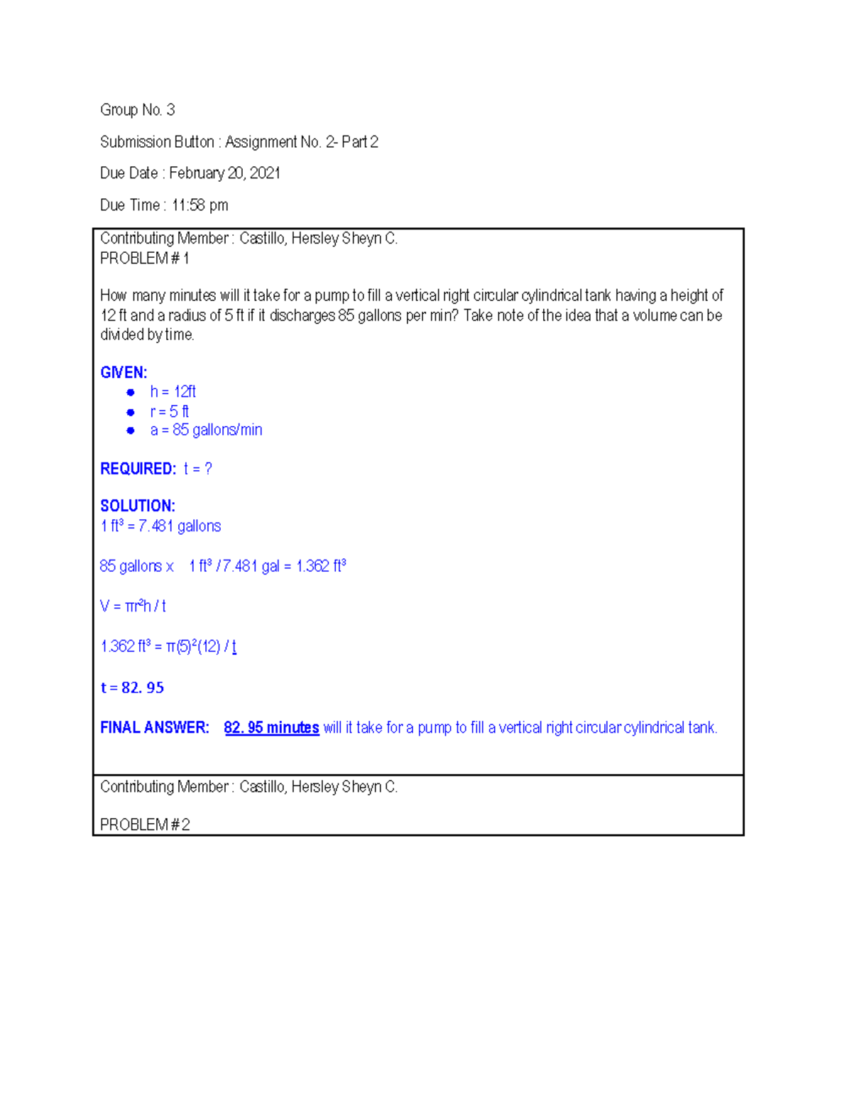 Assignment 2Part2 - Lecture notes - Group No. 3 Submission Button ...