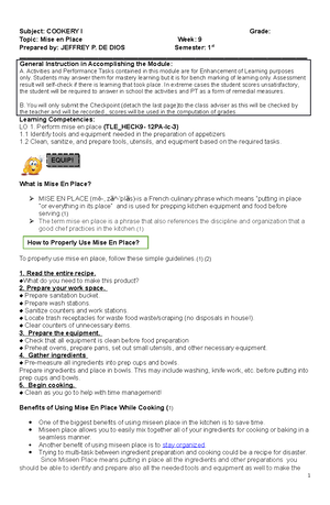 Classification of Appetizer - Semi Detailed Lesson Plan in Technology ...