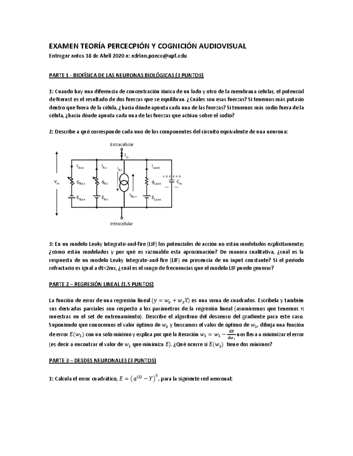 Examen Abril 2020 - Warning: TT: undefined function: 32 EXAMEN TEORÍA PERCECPIÓN Y COGNICIÓN ...