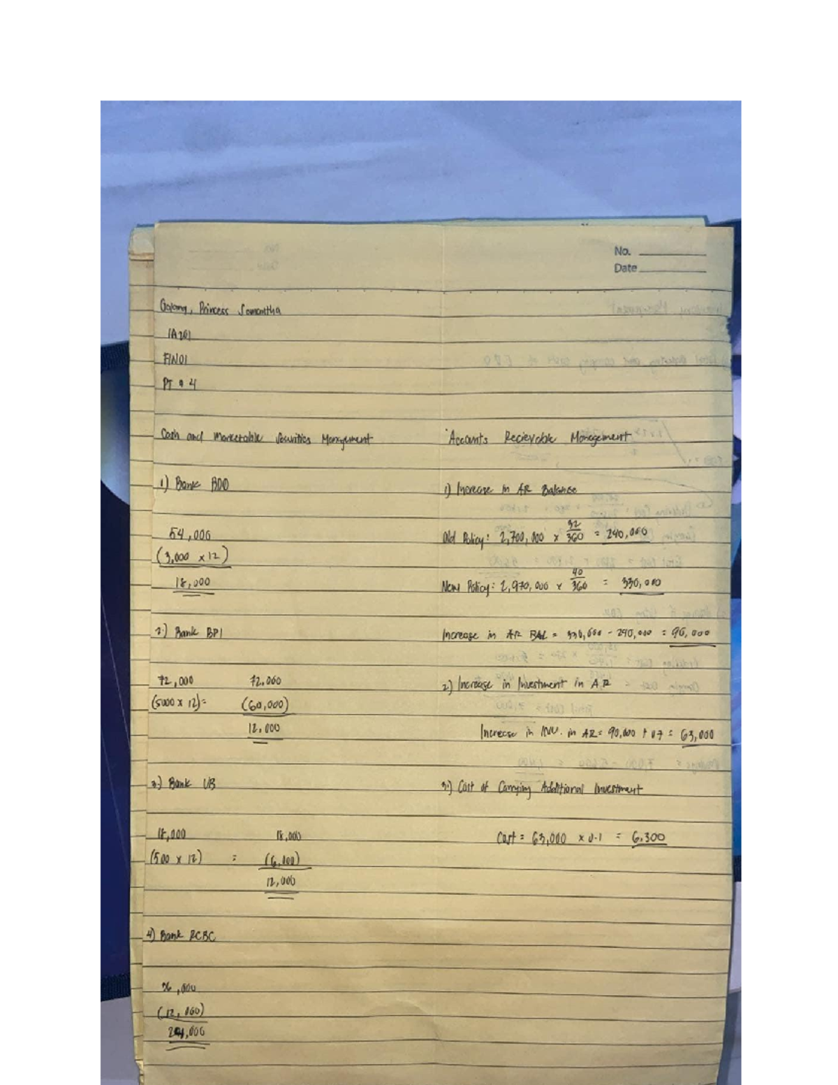 [FIN01] Galang PT4 - haha - Financial Accounting - No. Date Galang ...