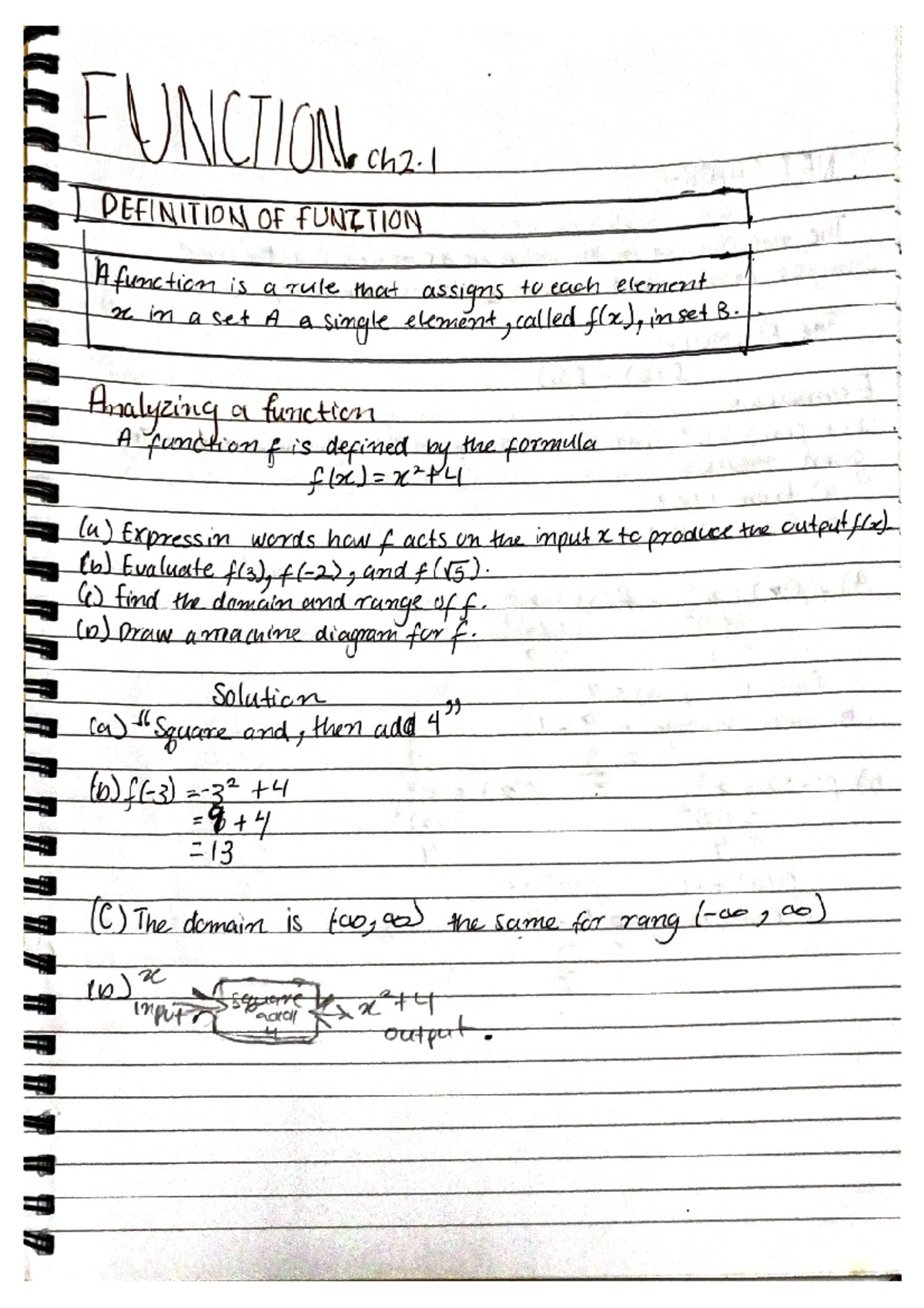 Function - MAT 120 - Studocu