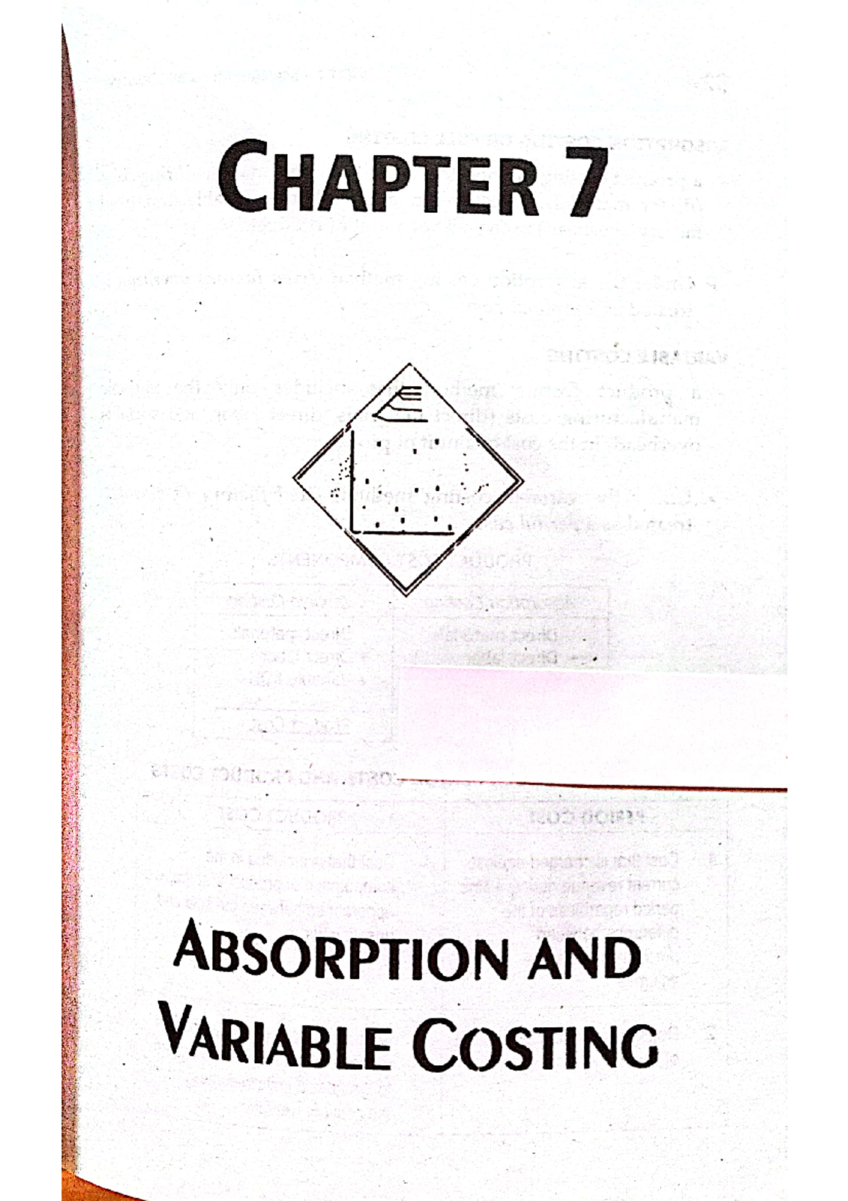 Chap-7-lesson - nice - CHAPTER 7 1200 ABSORPTION AND VARIABLE COSTING ...