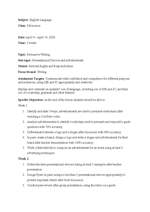 Sample CSEC English B questions (Paper 2) - SECTION A- DRAMA Answer one ...