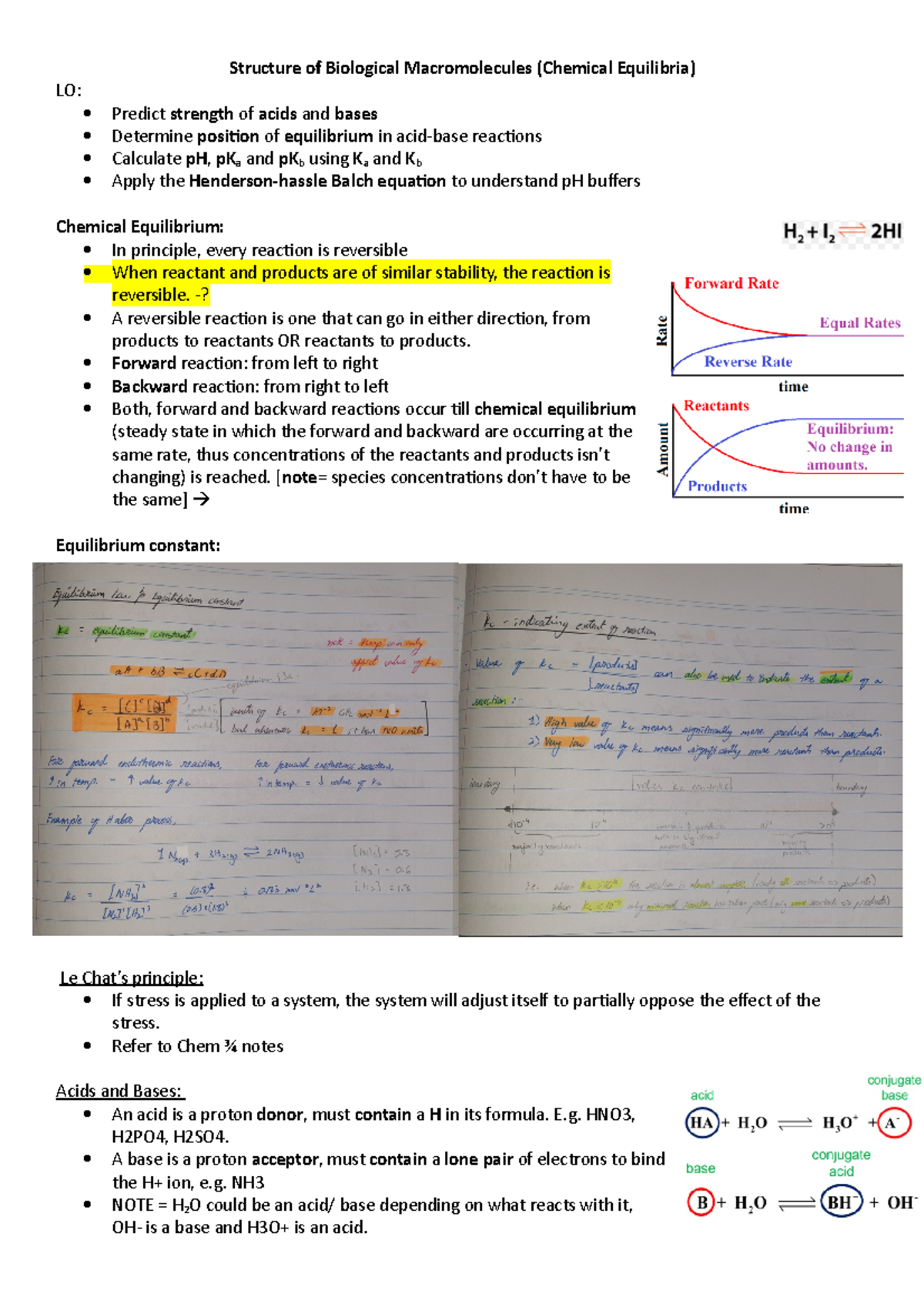 Atomic Structure and Equilibrium (W2) - Structure of Biological ...