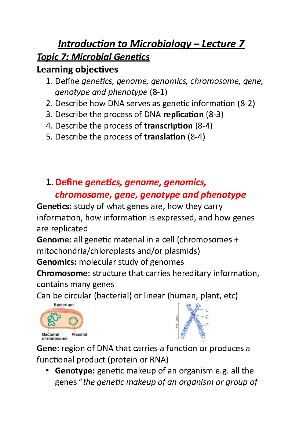 Introduction To Microbiology Lecture 7 Introduction To Microbiology