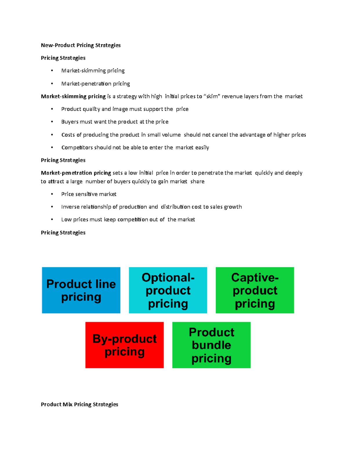 New-Product Pricing Strategies - New-Product Pricing Strategies Pricing ...