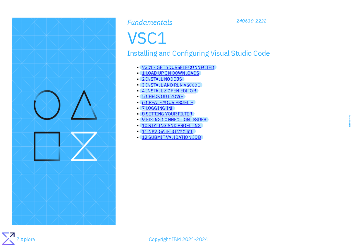 VSC1 - asda - Fundamentals 240630- VSC Installing and Configuring ...