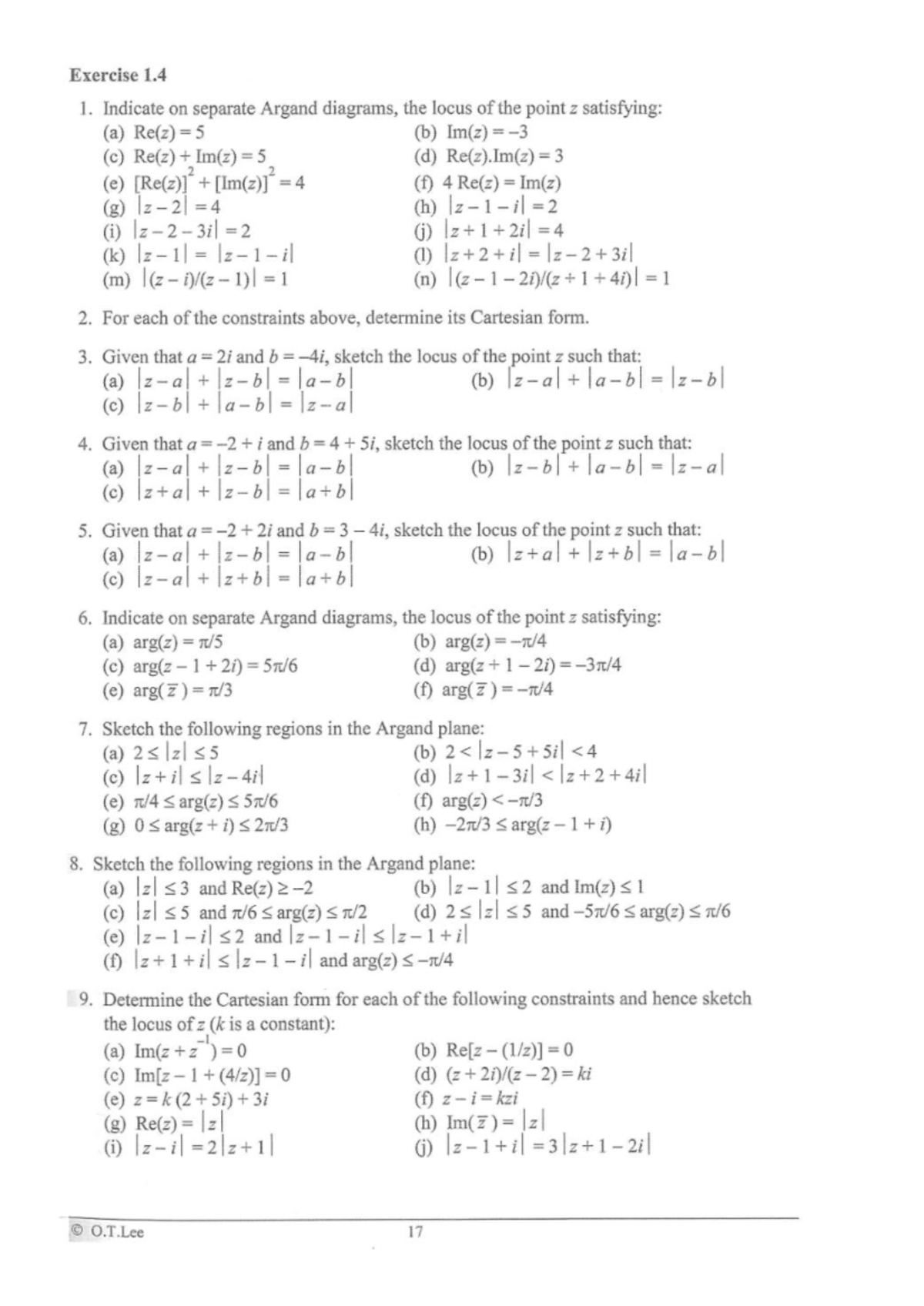OT Lee Locus - Spec practice - Studocu