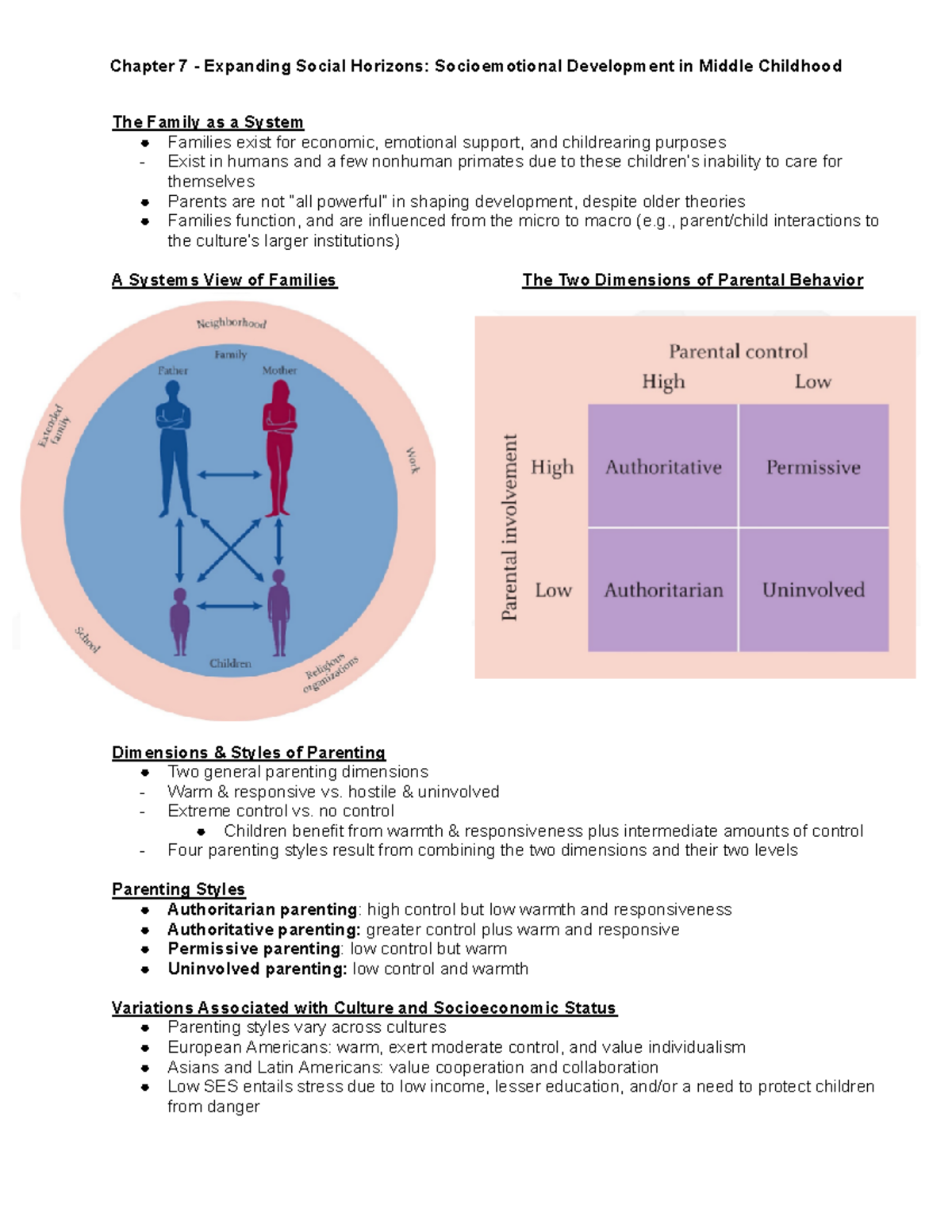 Psych-41 Ch.7 - Expanding Social Horizons Socioemotional Development in ...