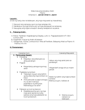 Lesson-PLAN-111 - lesson plan - Southern Mindanao Colleges Pagadian ...