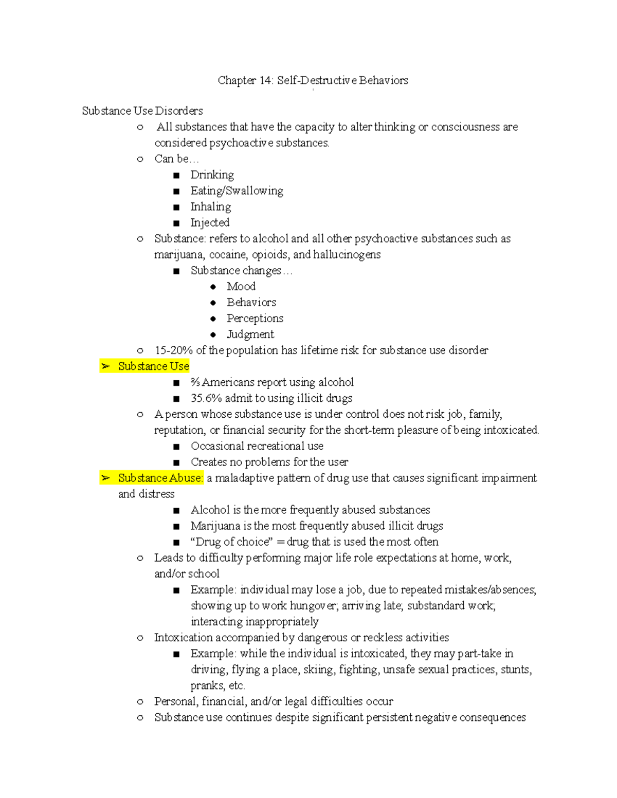 Chapter 14 15 Self-Destructive Behaviors Abuse and Neglect - Chapter 14 ...