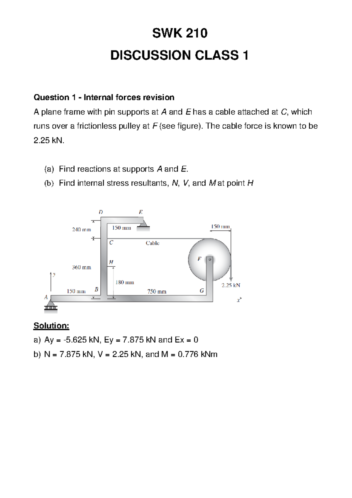 2024 - Tutorial questions Chapter 1 - SWK 210 DISCUSSION CLASS 1 ...