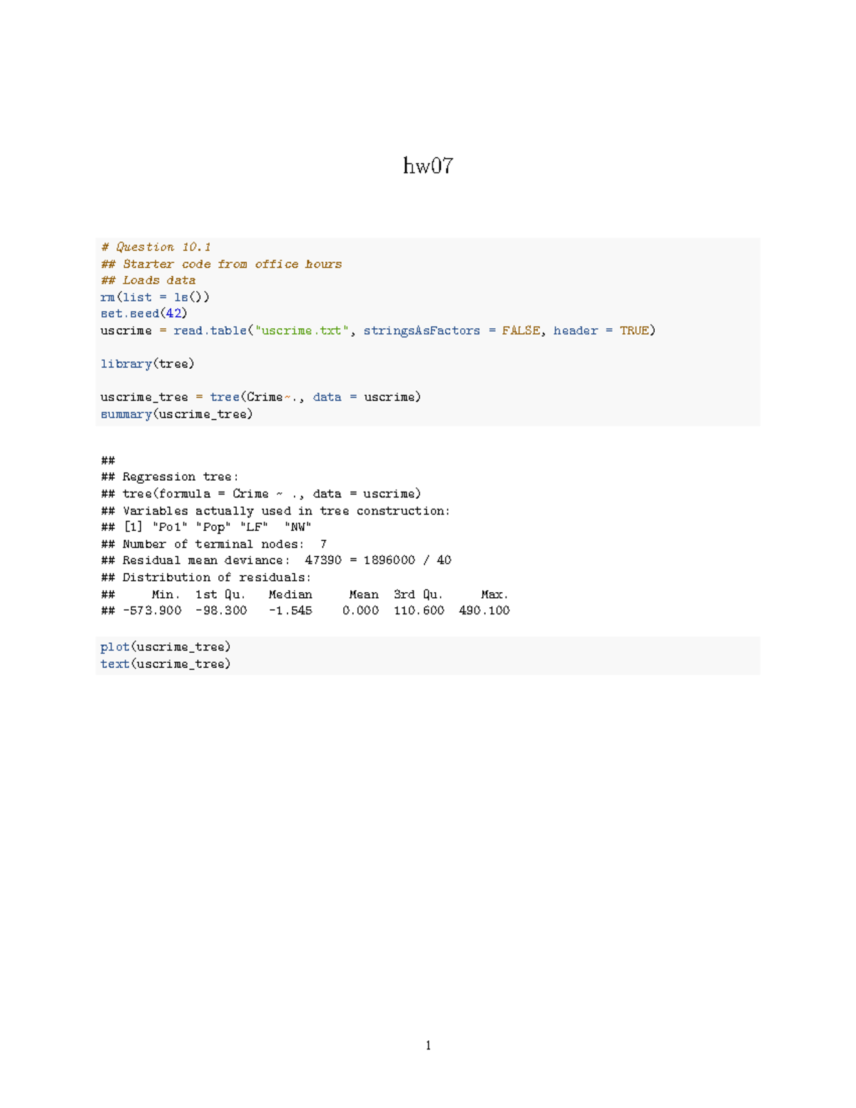 Hw 07oh - Homework 7 - hw Question 10. Starter code from office hours ...