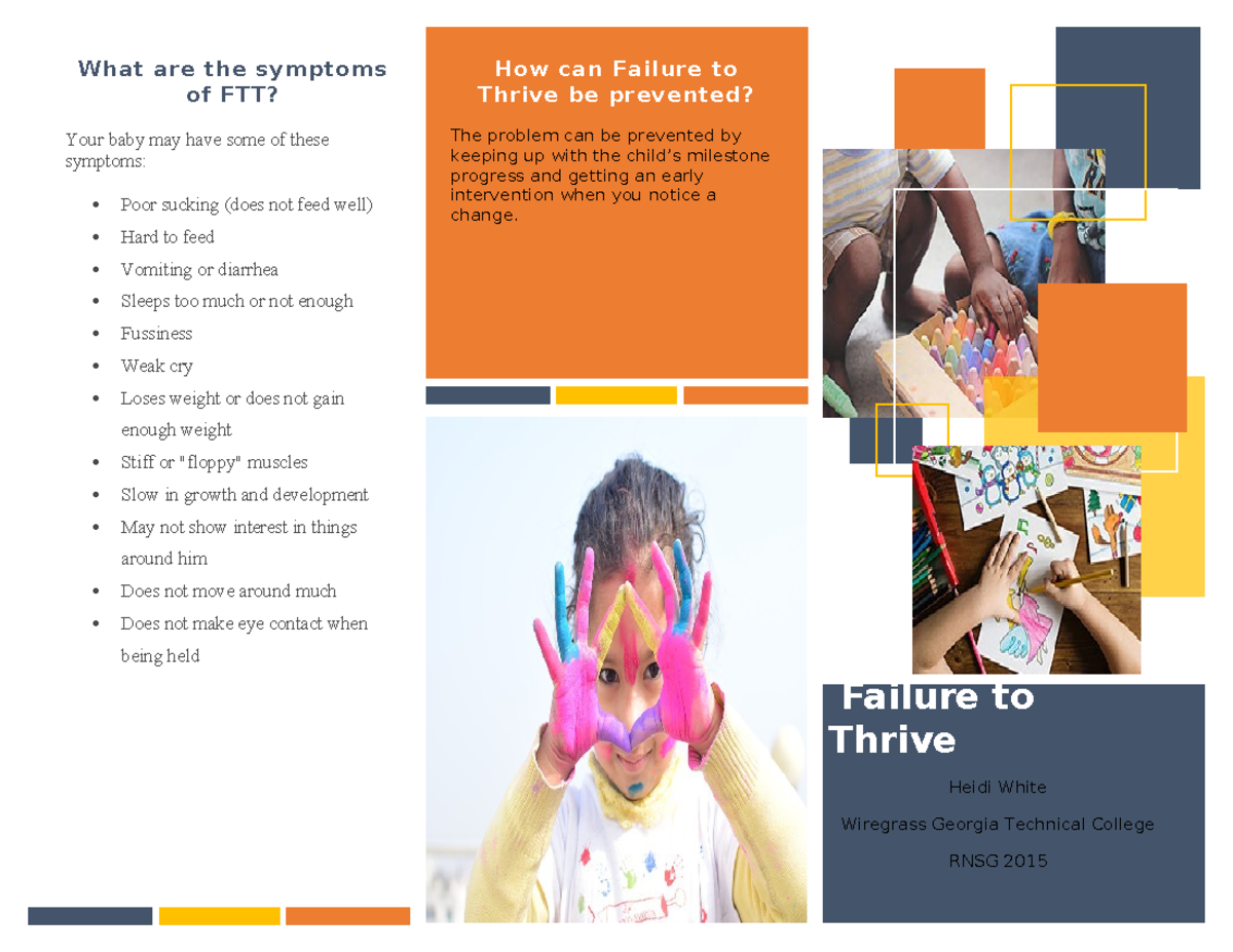 Failure to Thrive - Summary Fundamentals of nursing - What are the ...