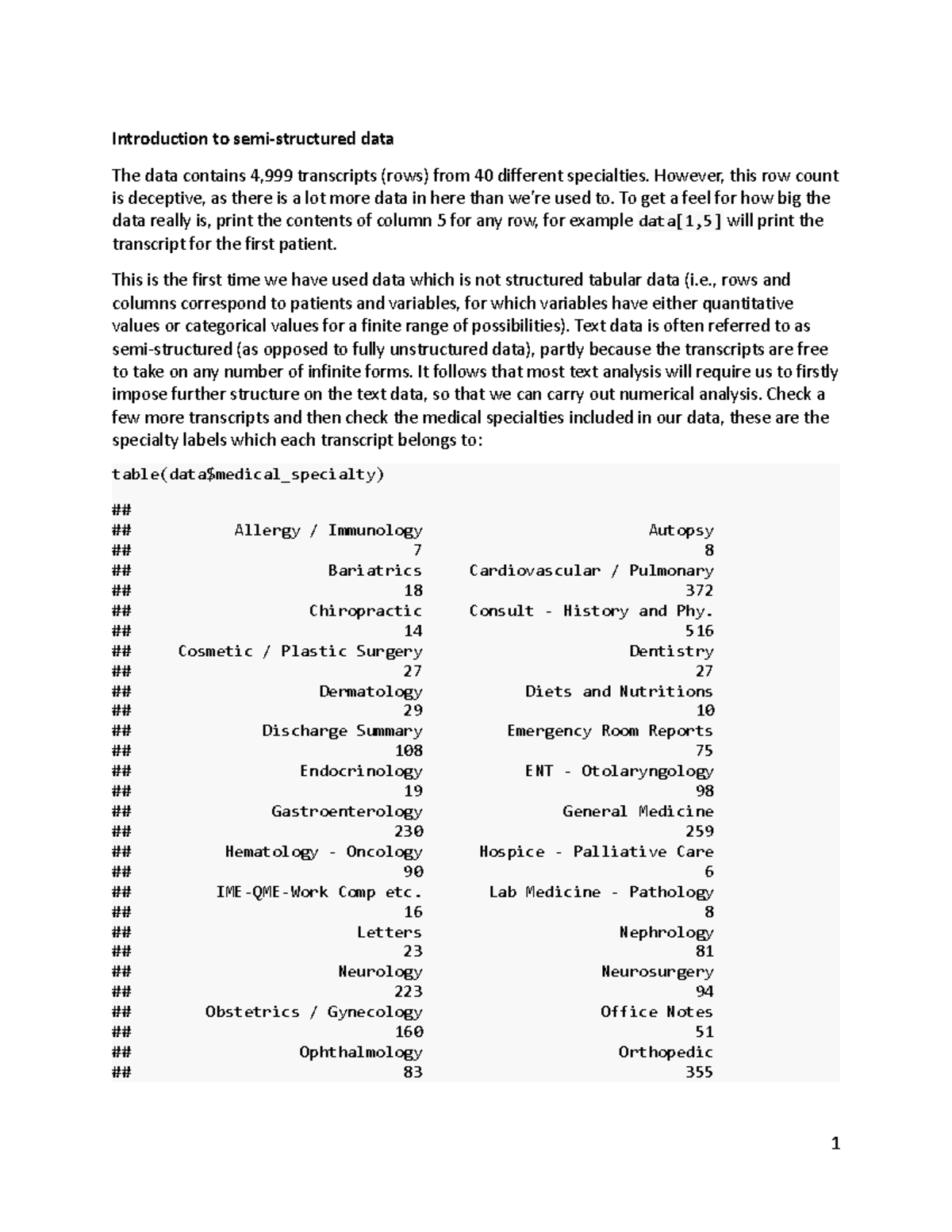 2 - notes - Introduction to semi-structured data The data contains ...