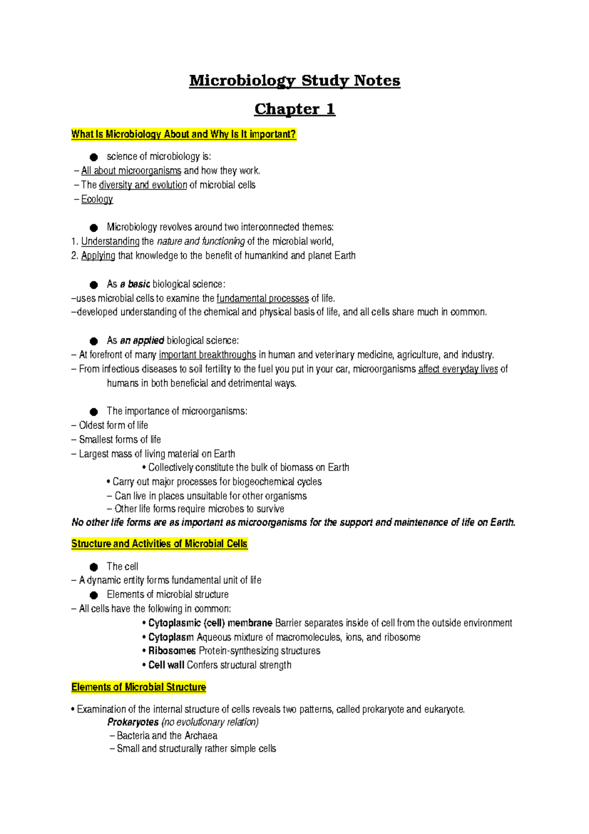 Microbiology Study Notes - The diversity and evolution of microbial ...