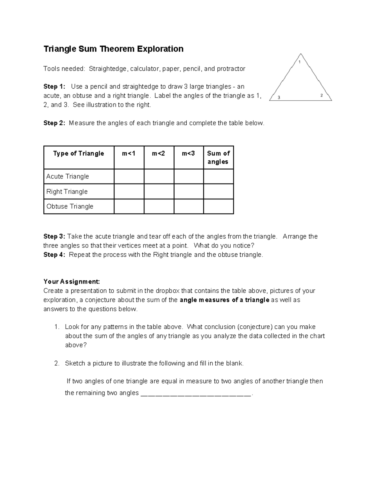 Triangle+Sum+Theorem-1+Exploration - Triangle Sum Theorem Exploration ...